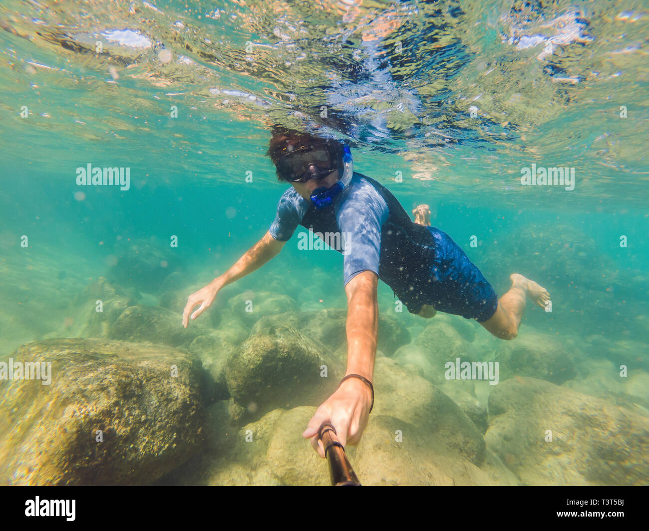 Red sea water ocean recreation activity exercise active hi-res stock ...
