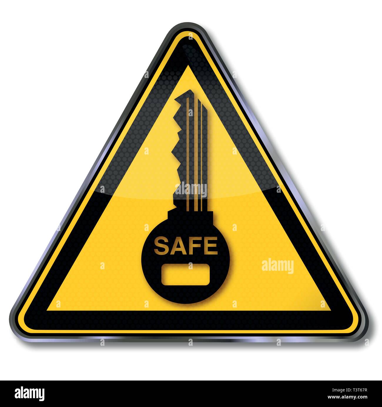 Shield with a key, safe and security Stock Vector Image & Art - Alamy