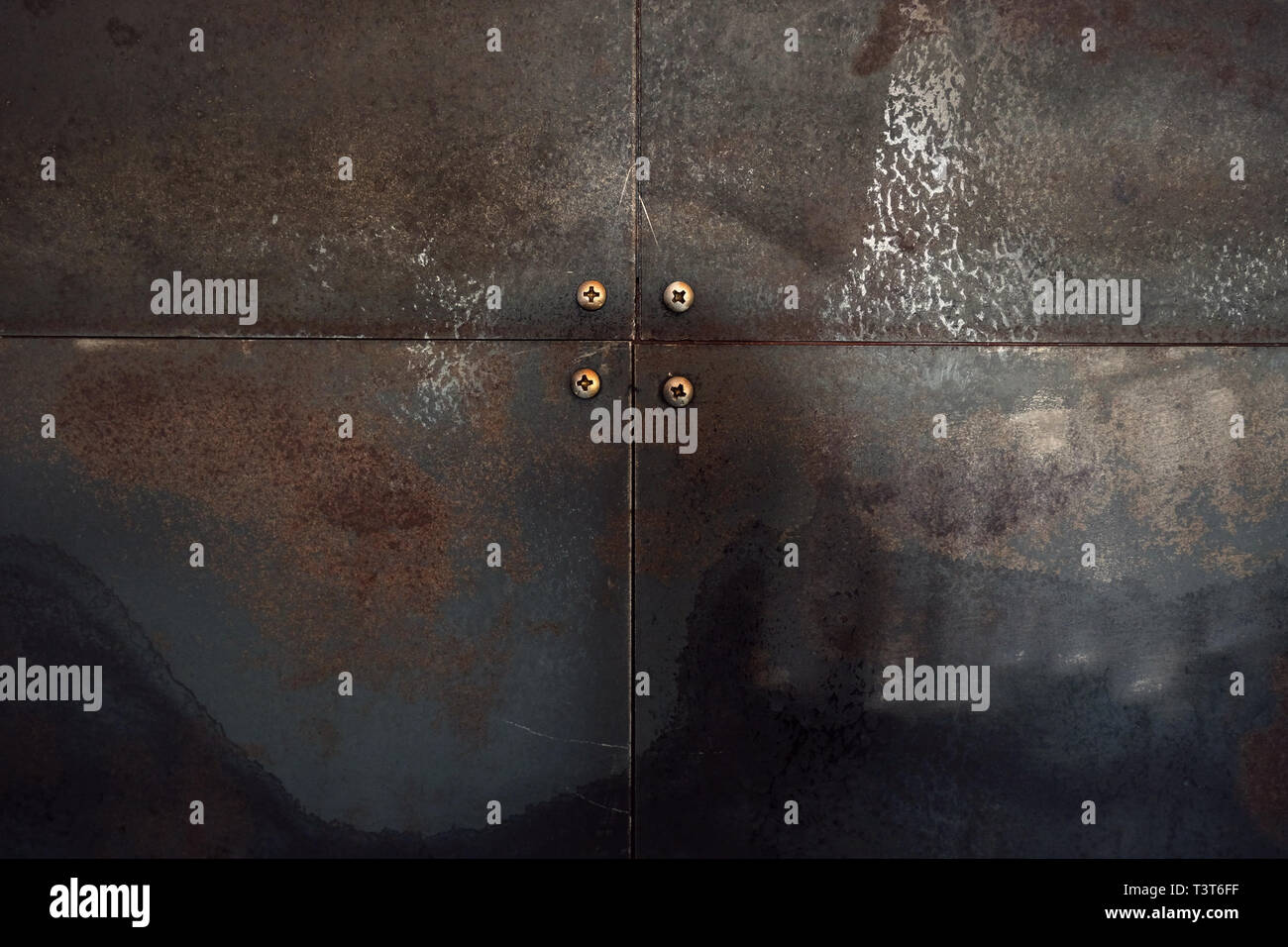 Metal floor plate with steel pattern, metal sheet texture background ...