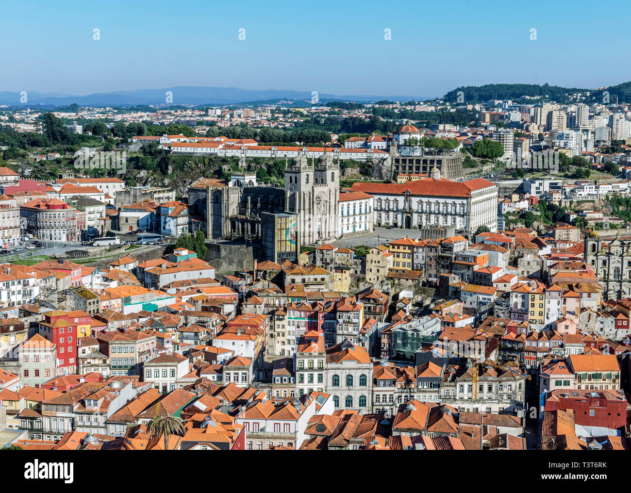 Cityscape porto from cathedral hi-res stock photography and images - Alamy