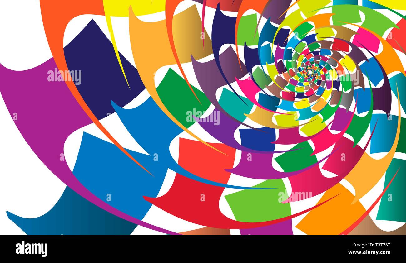 Rotating pattern Stock Vector Images - Alamy