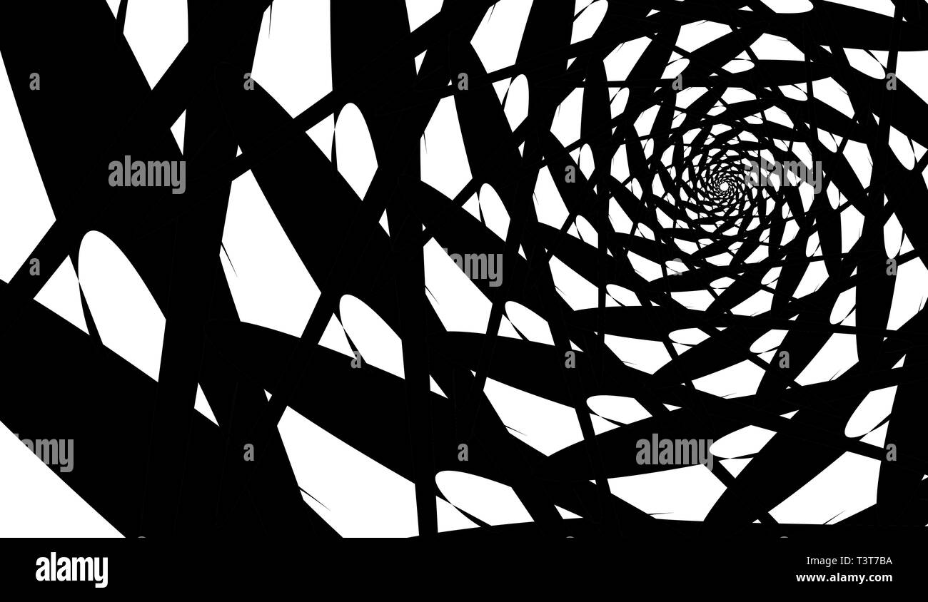 Spiral swirl motion on white Stock Vector Images - Alamy