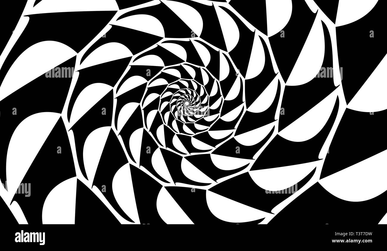 Abstract vector shell. Spiral shape, shell. Design element on white ...