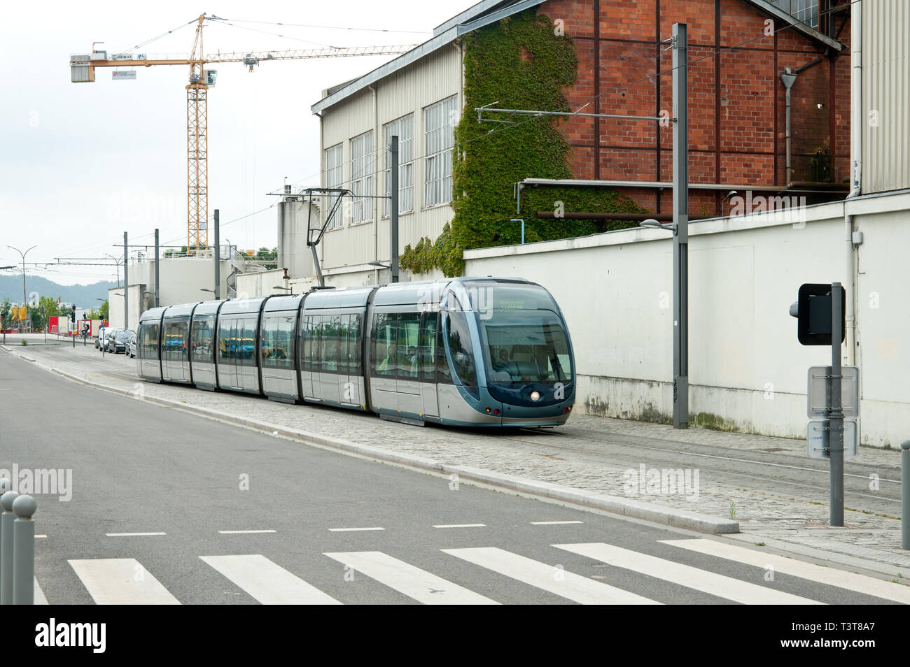 Bordeaux, Tramway, Bassins a Flot Stock Photo - Alamy