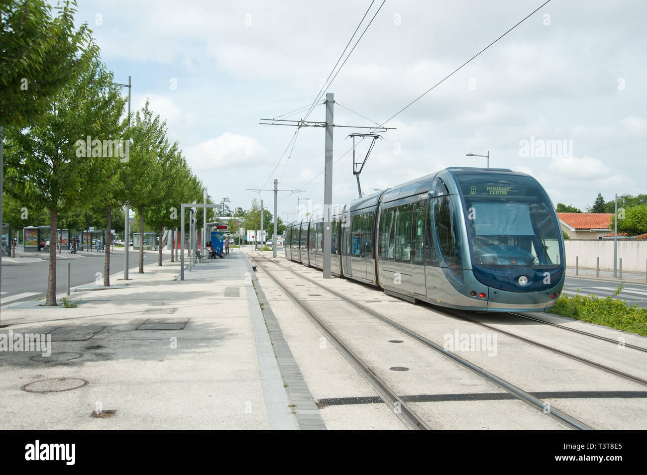 Bordeaux, Tramway, La Gardette Stock Photo - Alamy