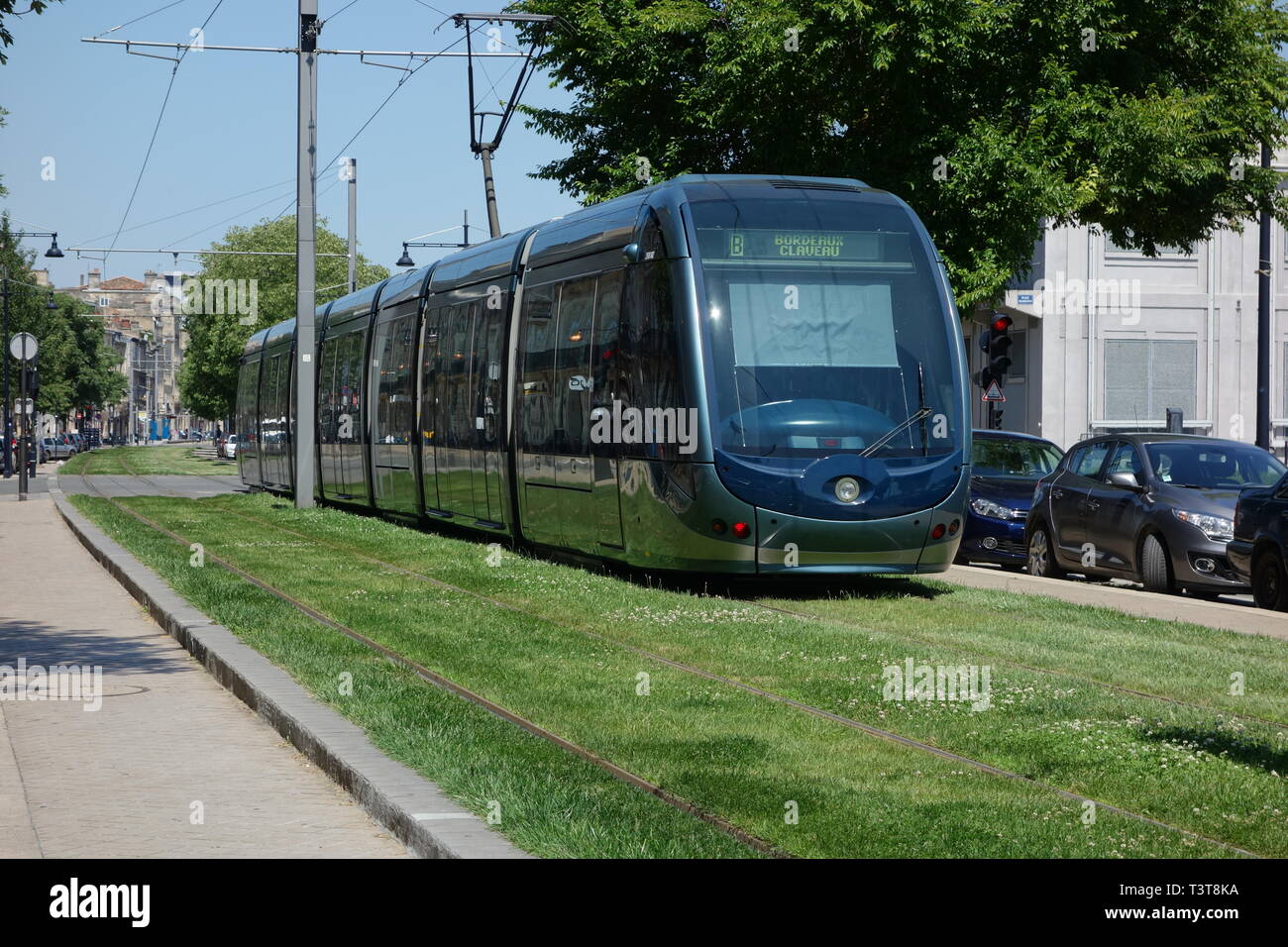 Bordeaux, Tramway, Chartrons Stock Photo - Alamy