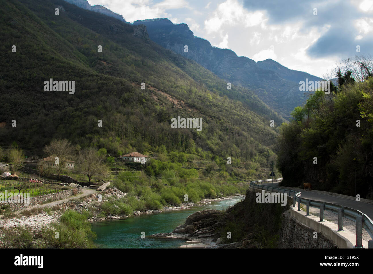 Scenic valley landscape. Albania, Europe Stock Photo - Alamy