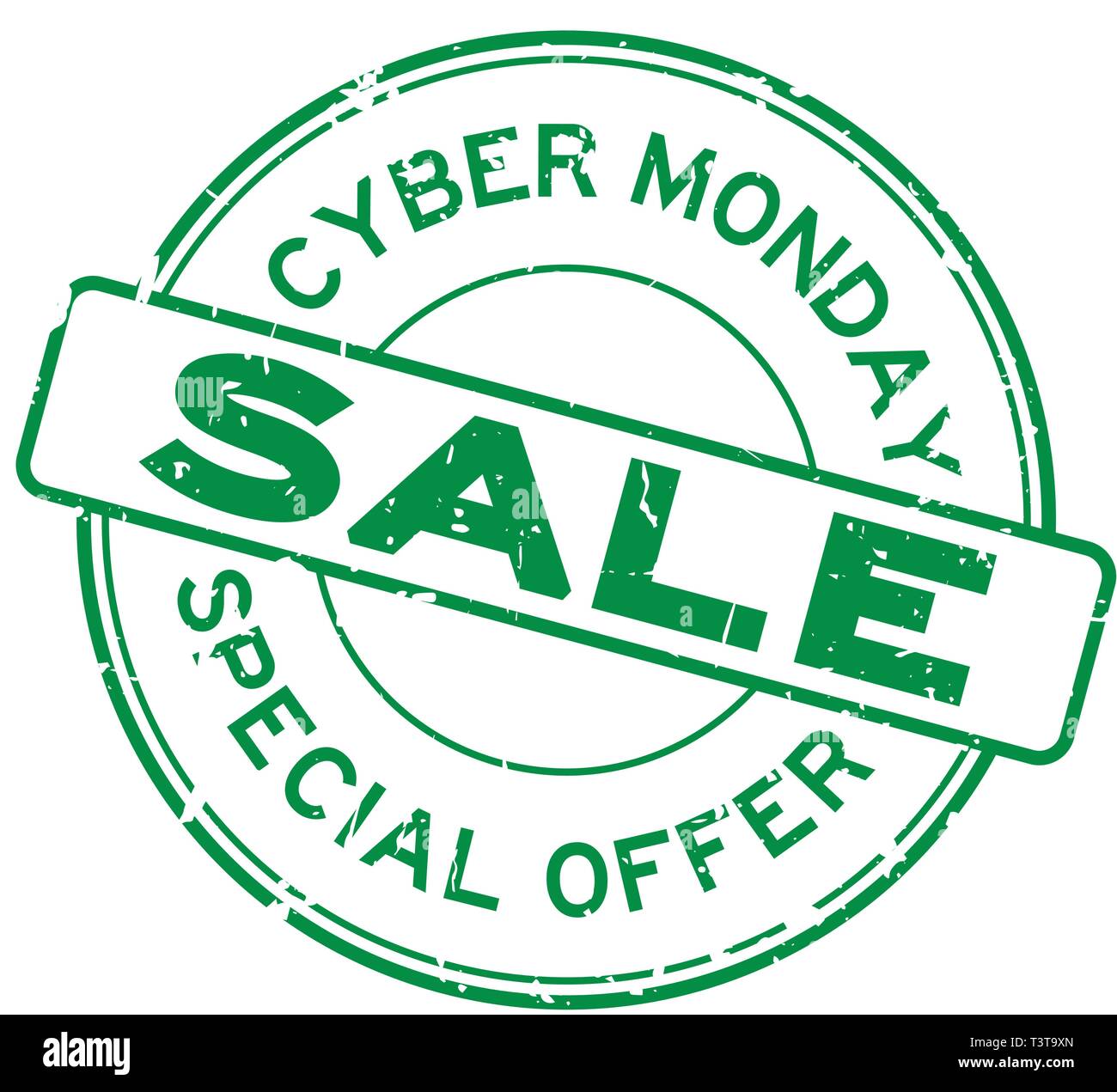 Green monday stamp hi-res stock photography and images - Alamy