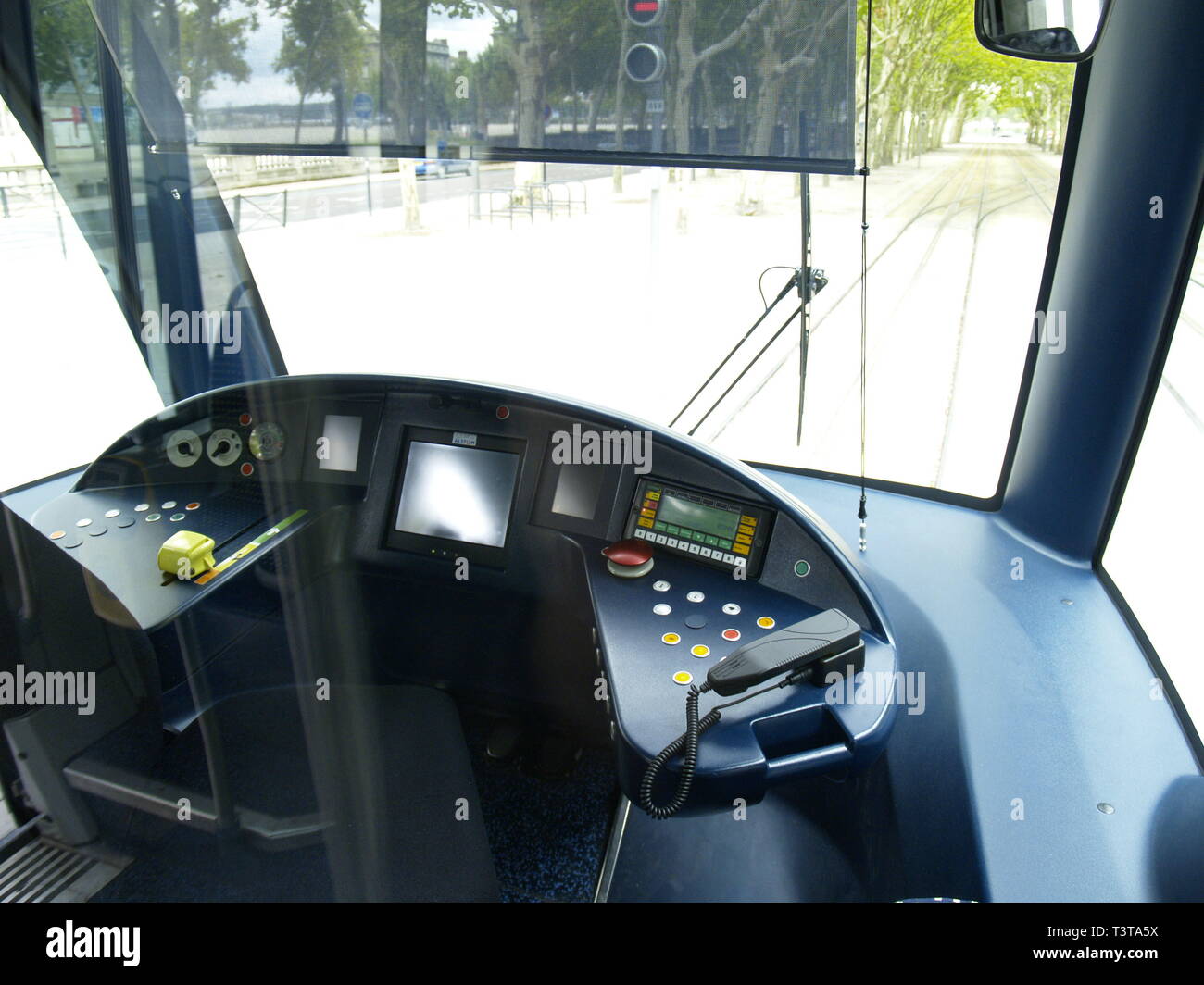 Tram drivers cockpit hi-res stock photography and images - Alamy