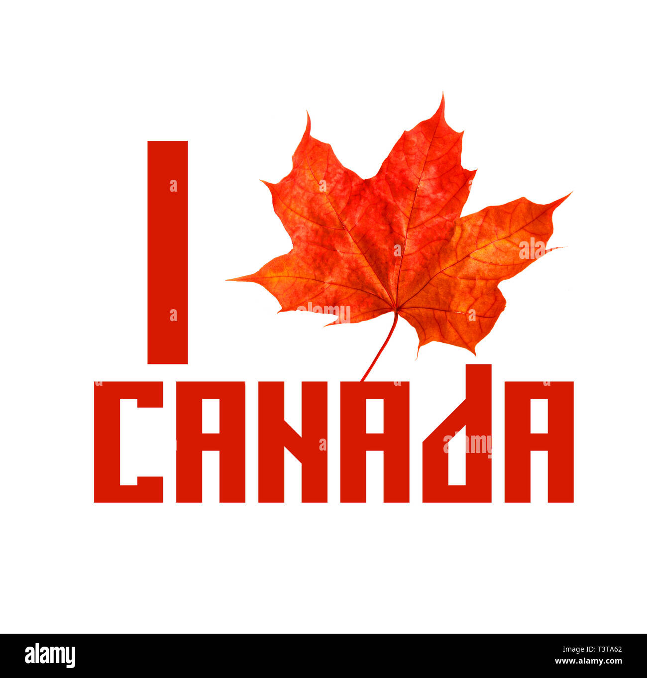 Canada celebration leaf Cut Out Stock Images & Pictures - Alamy