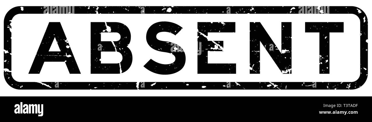 Absent Clipart Black And White