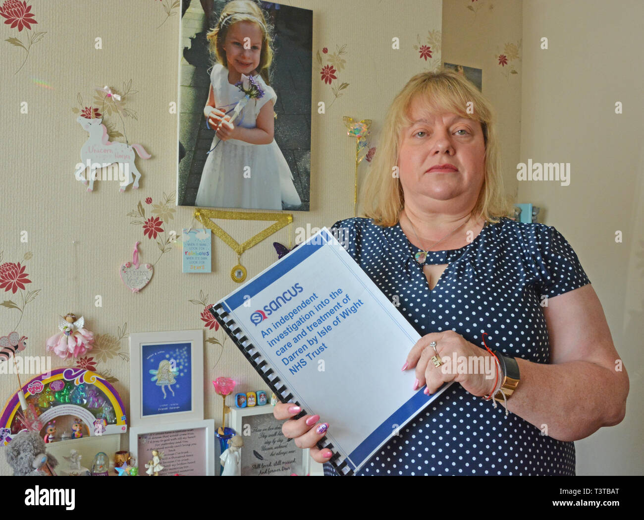 Nikki Flux-Edmonds, the mother of Keziah Flux-Edmonds, at her home in ...