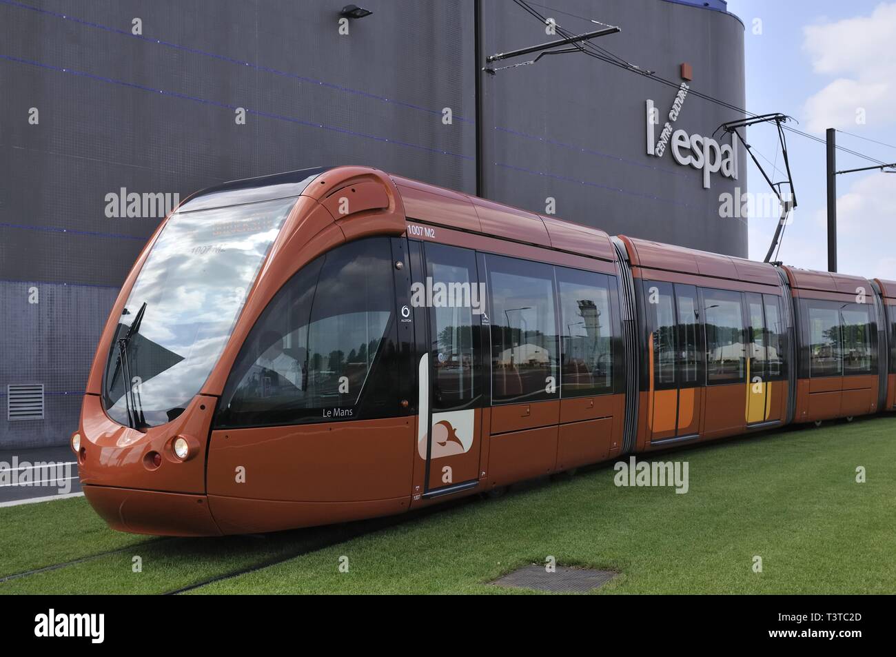 France, Le Mans, modern Tramway, L'Espal Stock Photo - Alamy