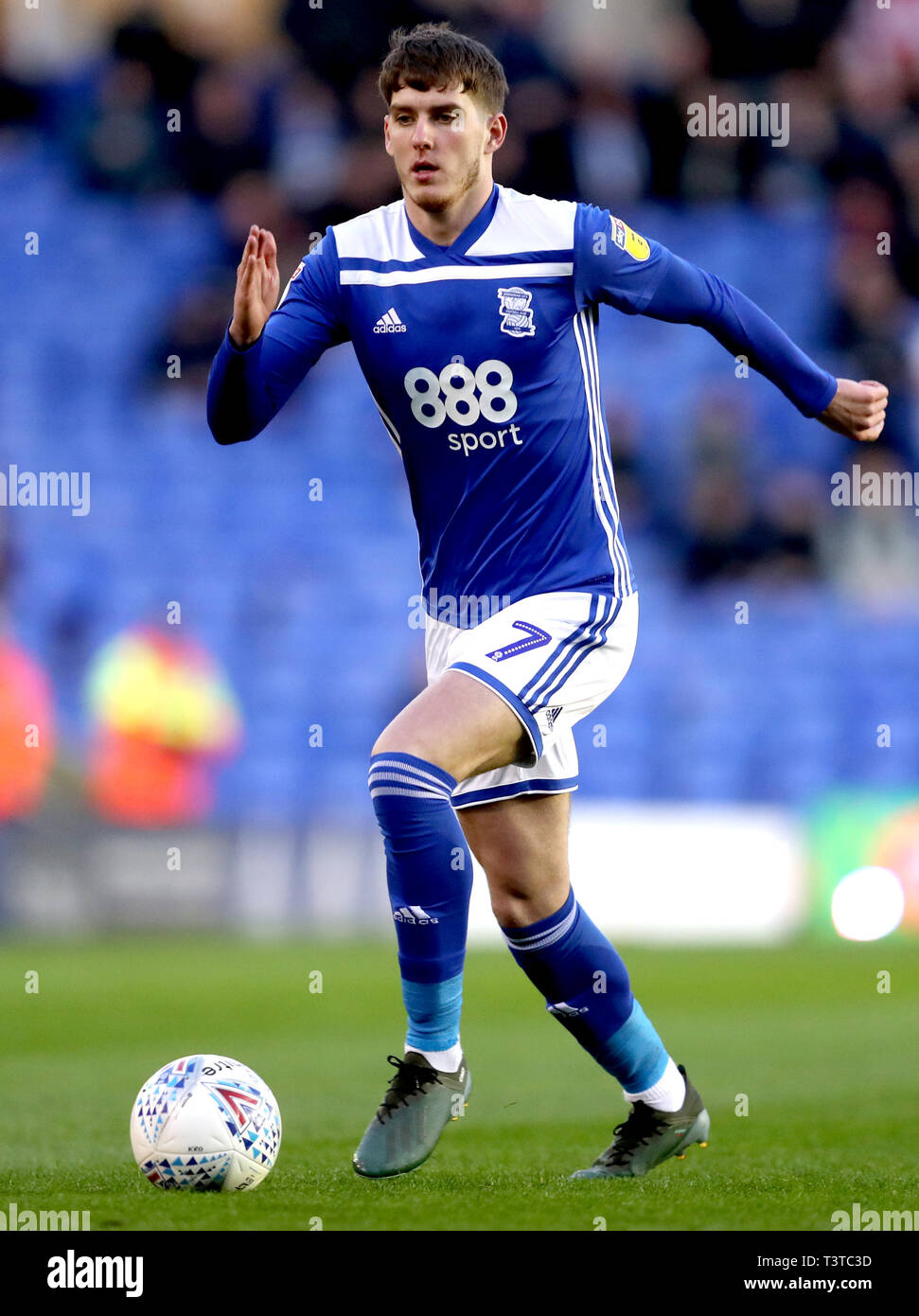 Birmingham City's Connor Mahoney in action in the Sky Bet Championship ...