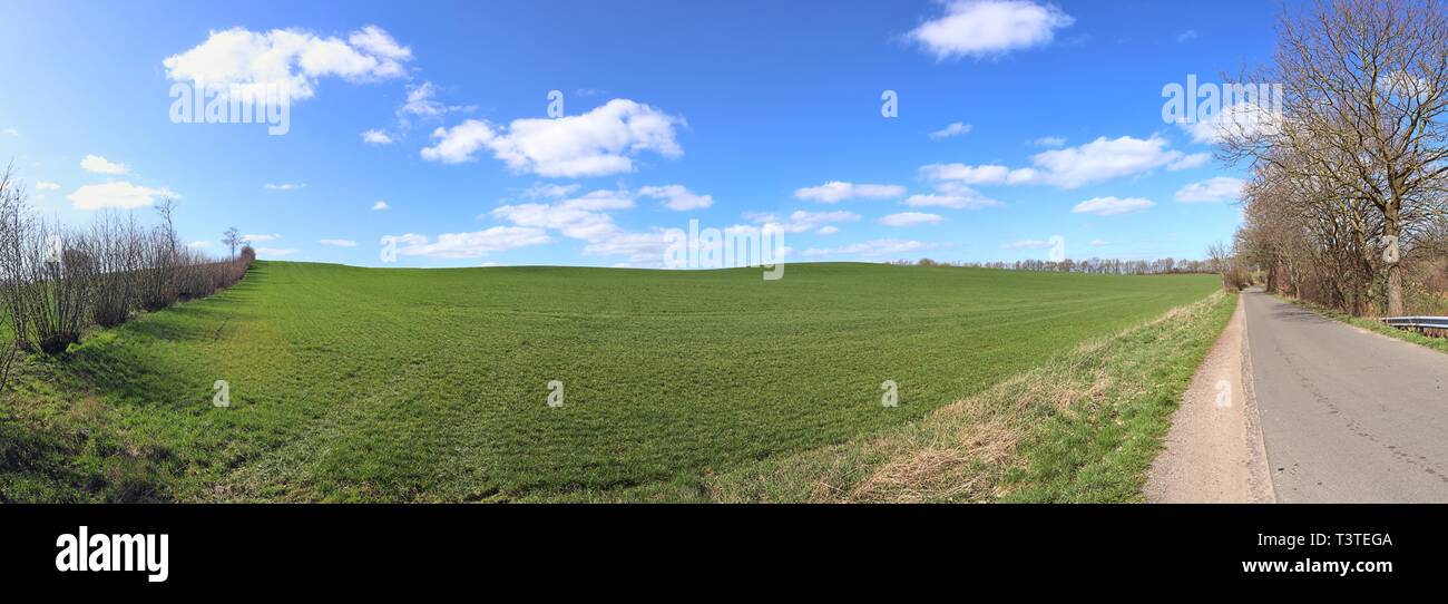 Beautiful high resolution panorama of a northern europe landscape Stock ...