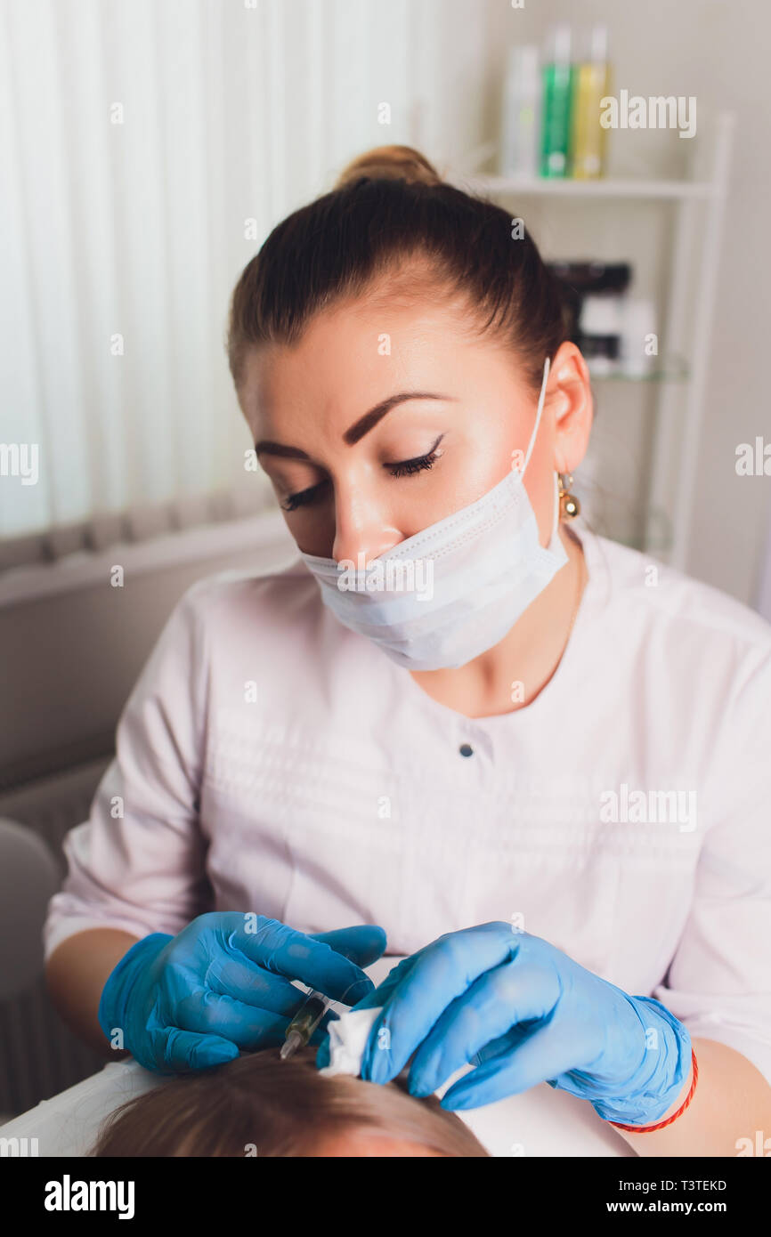 Platelet rich plasma hair treatment hi-res stock photography and images ...