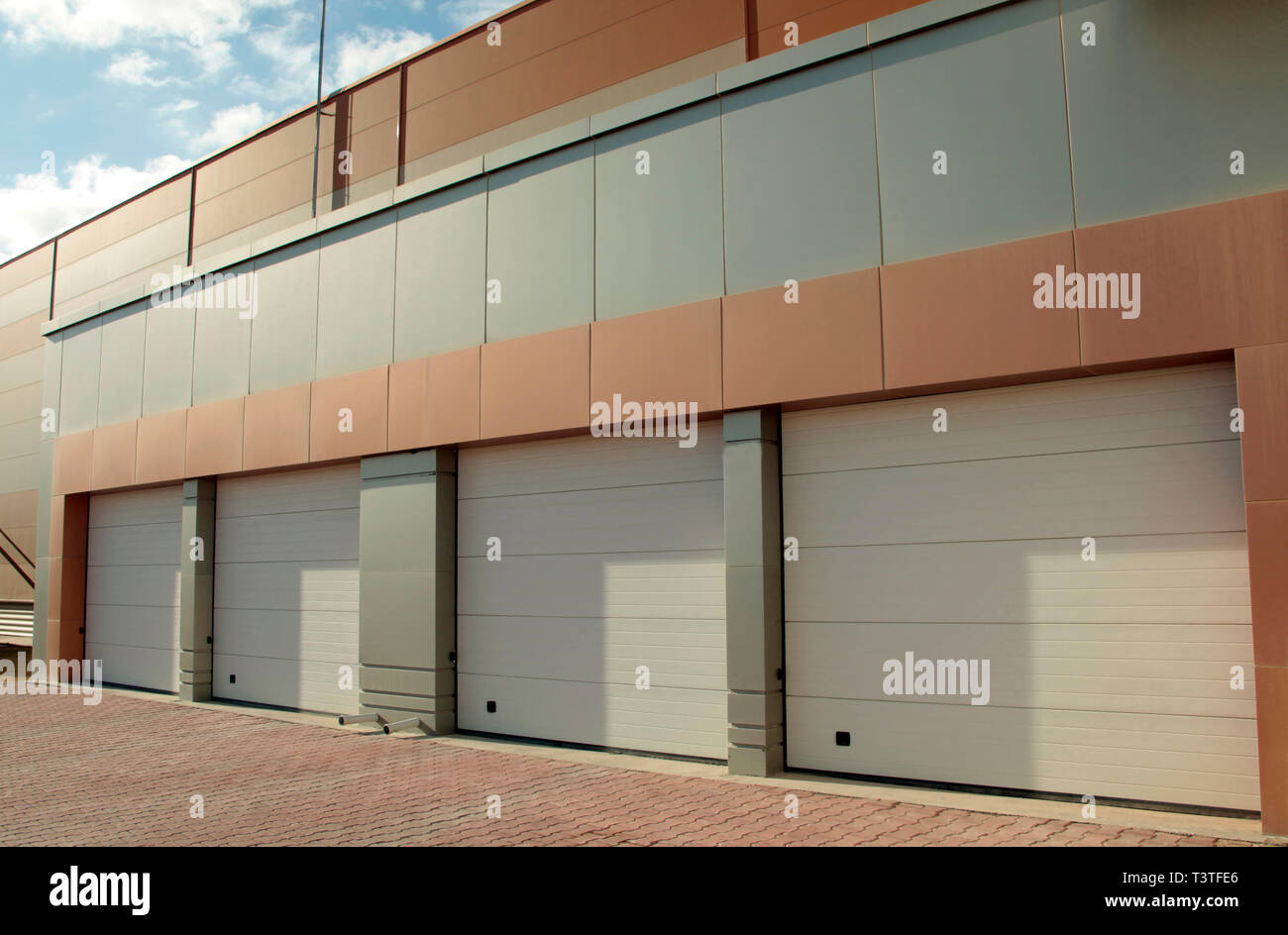 Shutter door factory Stock Photo - Alamy