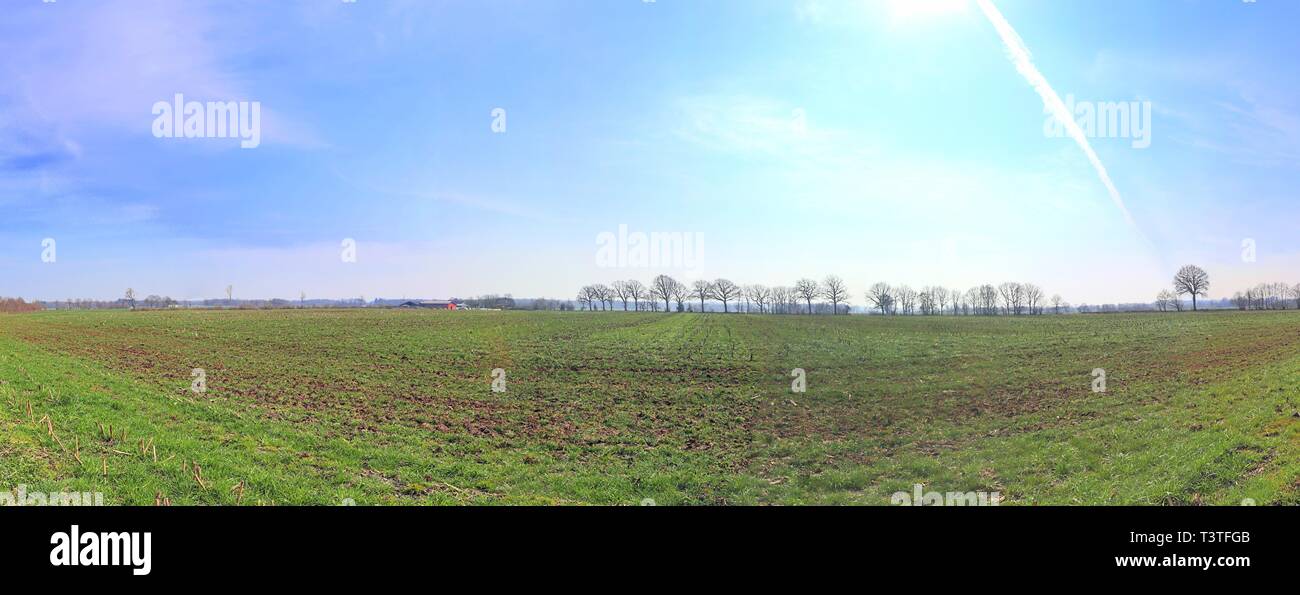Beautiful high resolution panorama of a northern europe landscape Stock ...