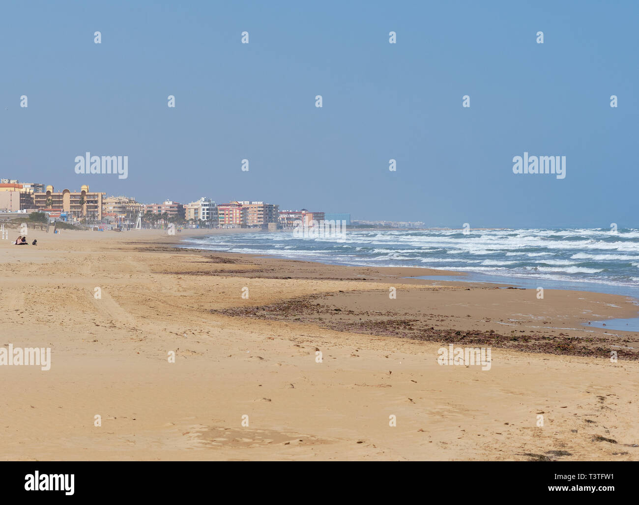 Seaside landscape spanish sandy beach hi-res stock photography and ...