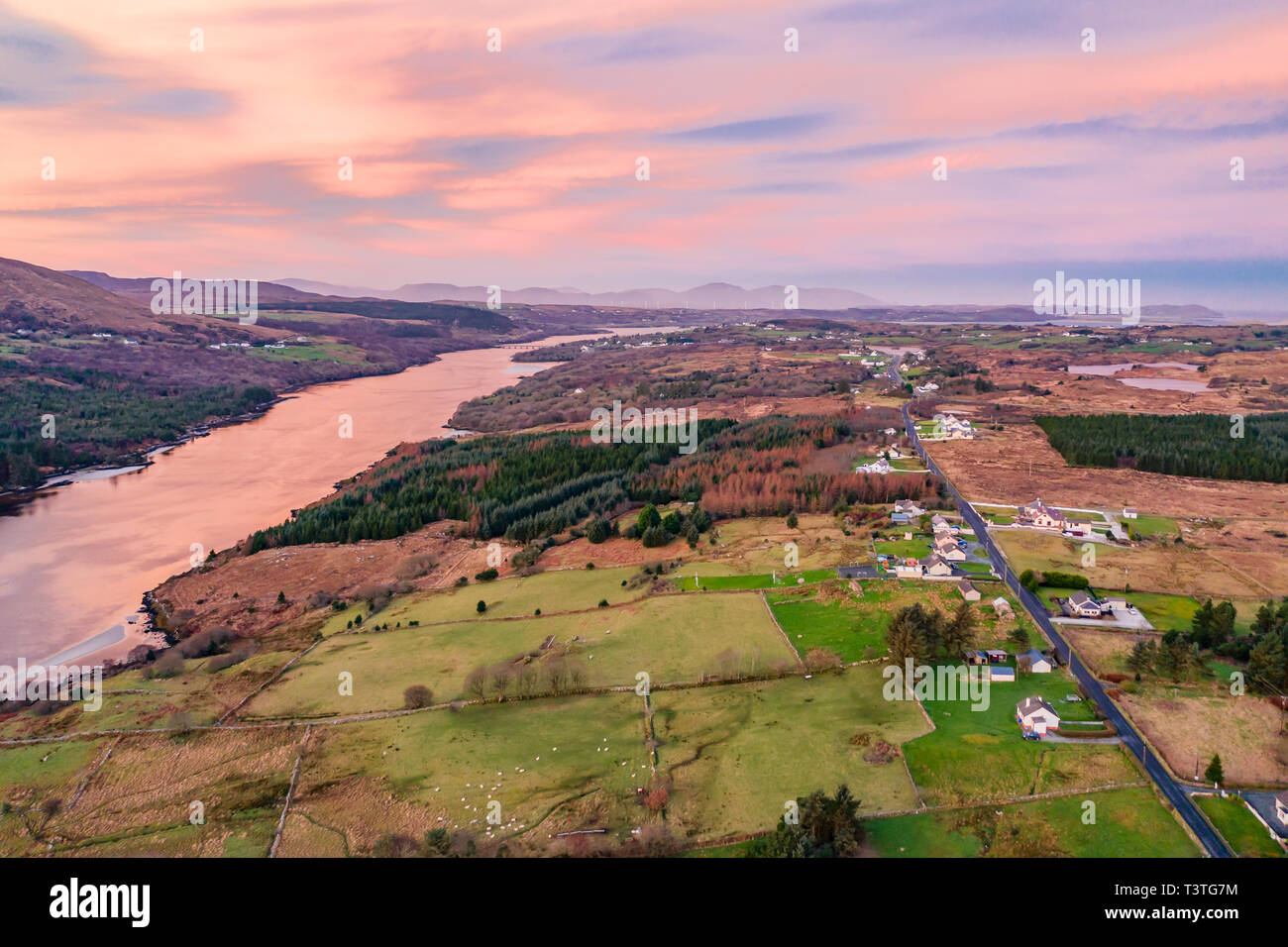 Doochary road hi-res stock photography and images - Alamy
