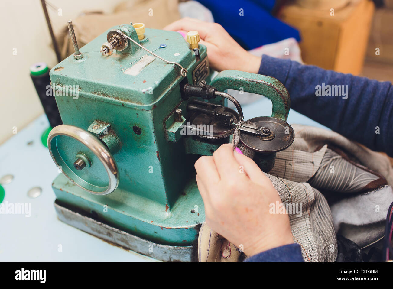 Presser mechanism hi-res stock photography and images - Alamy