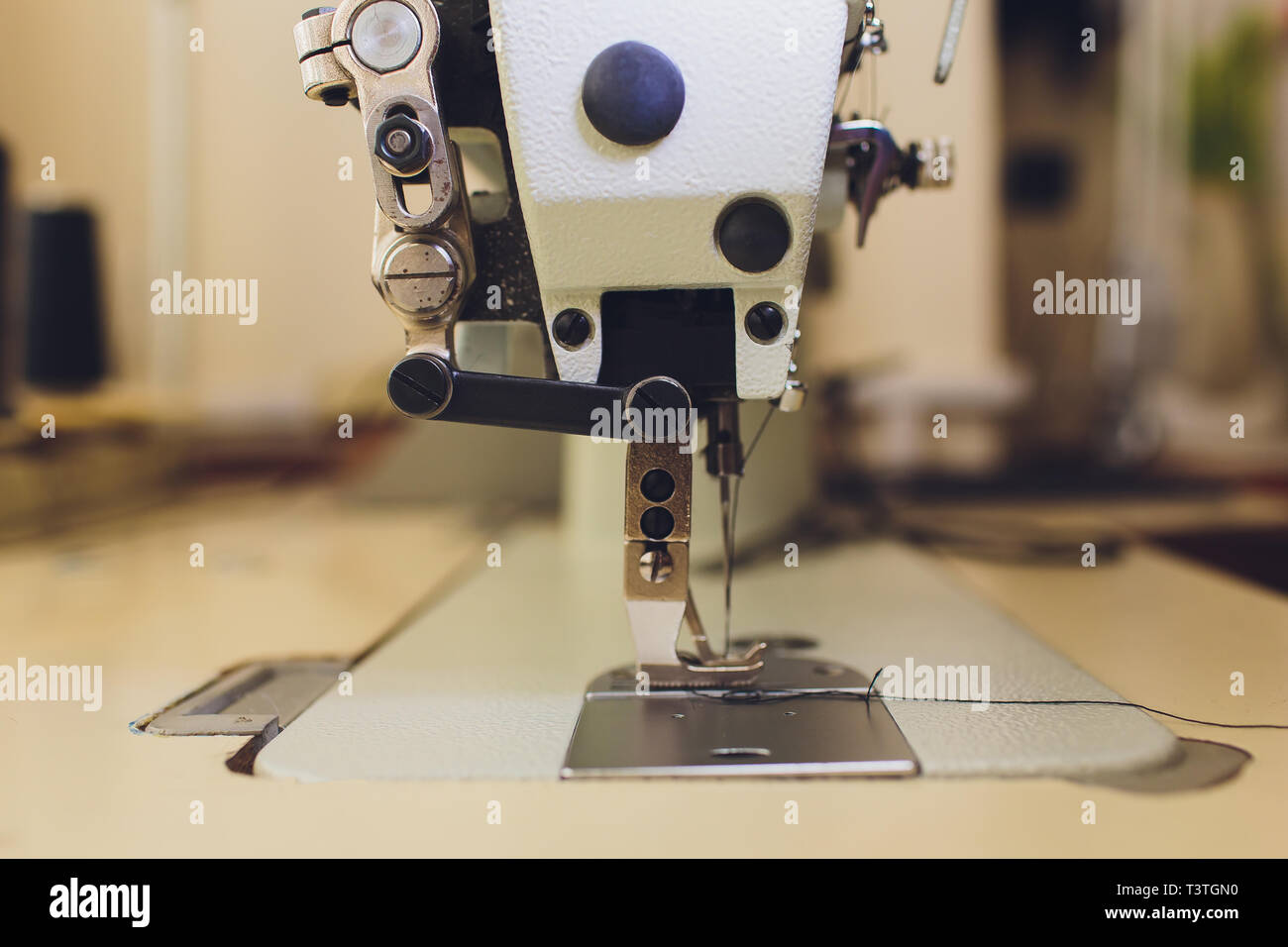 Sewing machine cutout material hi-res stock photography and images - Alamy