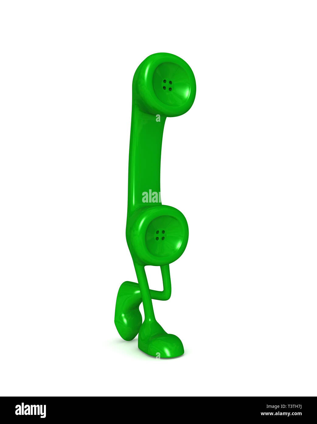 collection phones with colored legs and feet Stock Photo - Alamy