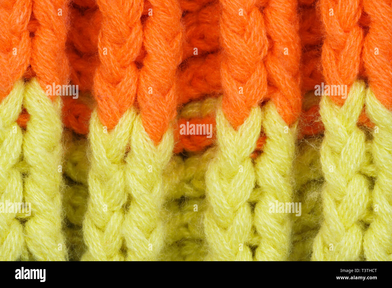 Multicolored Knitwear Sweater Fabric Texture. Bright saturated ...