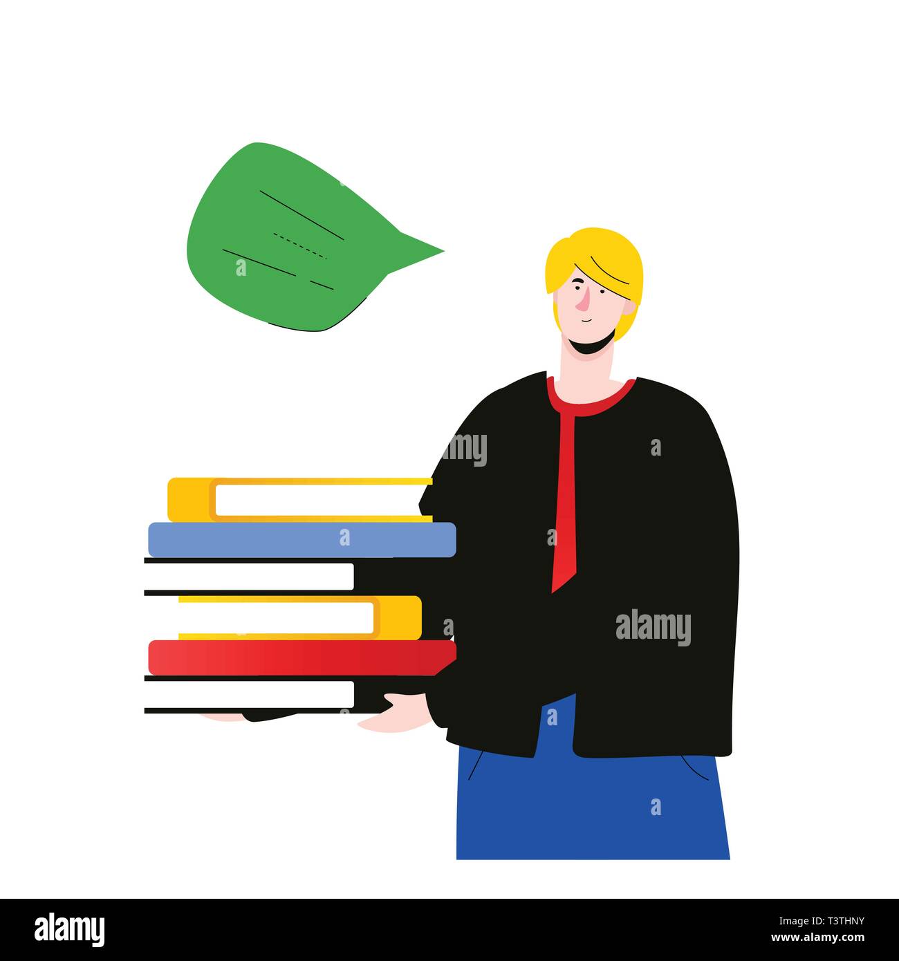 File management - flat design style colorful illustration Stock Vector ...