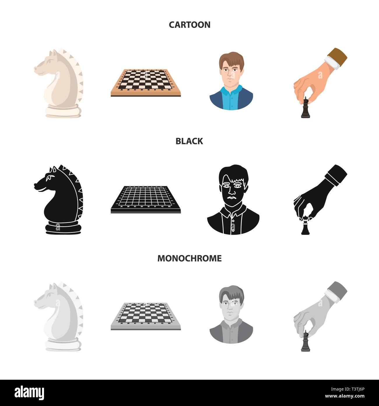 Vector design of checkmate and thin logo. Set of checkmate and target ...