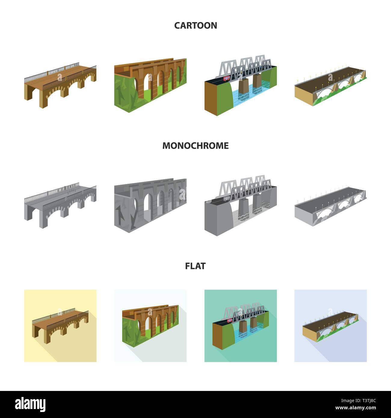 Vector illustration of connection and design sign. Collection of ...