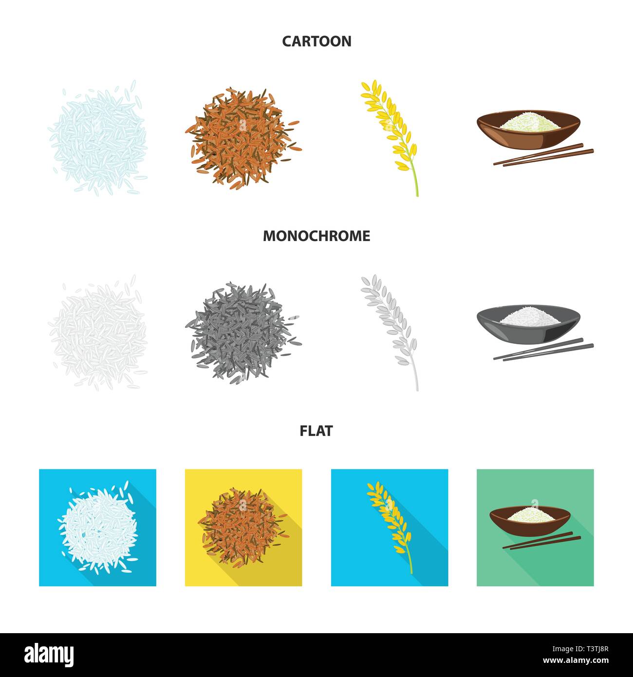 Vector illustration of crop and ecological icon. Collection of crop and ...