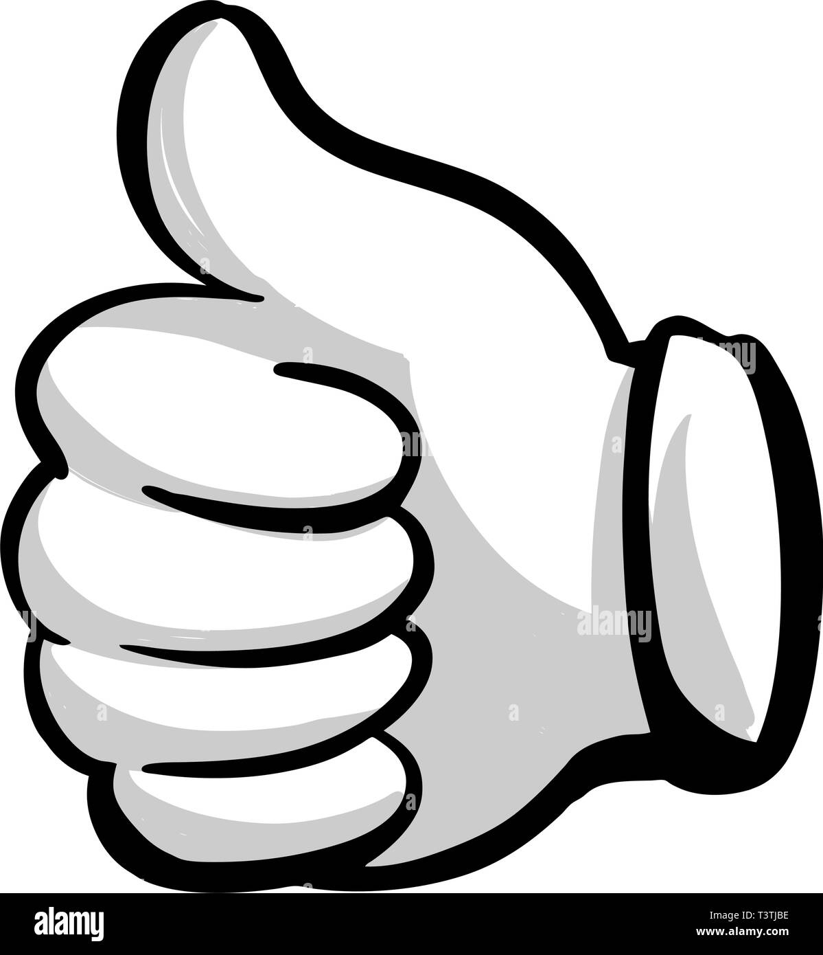 Thumbs Up Clip Art Black And White