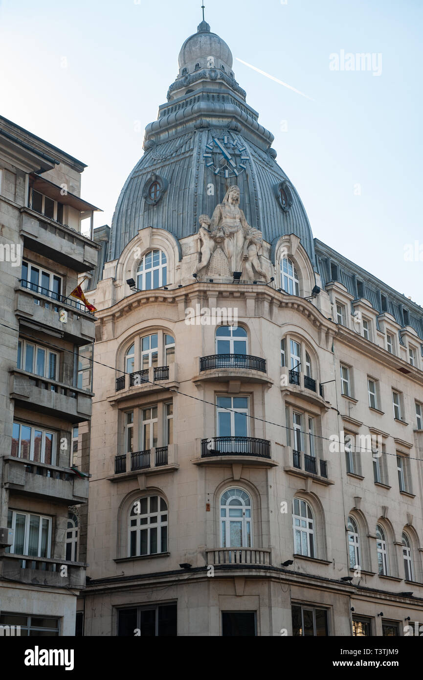 Architecture in Downtown Sofia City Centre, Bulgaria, Europe Stock ...