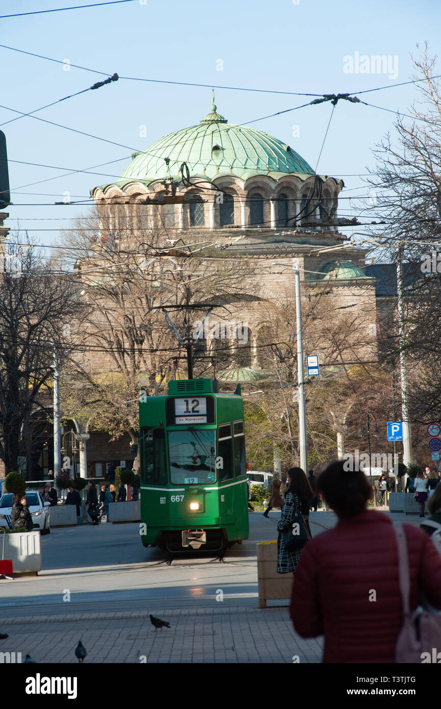 Street Scenes of Downtown Sofia, Bulgaria, Europe Stock Photo - Alamy