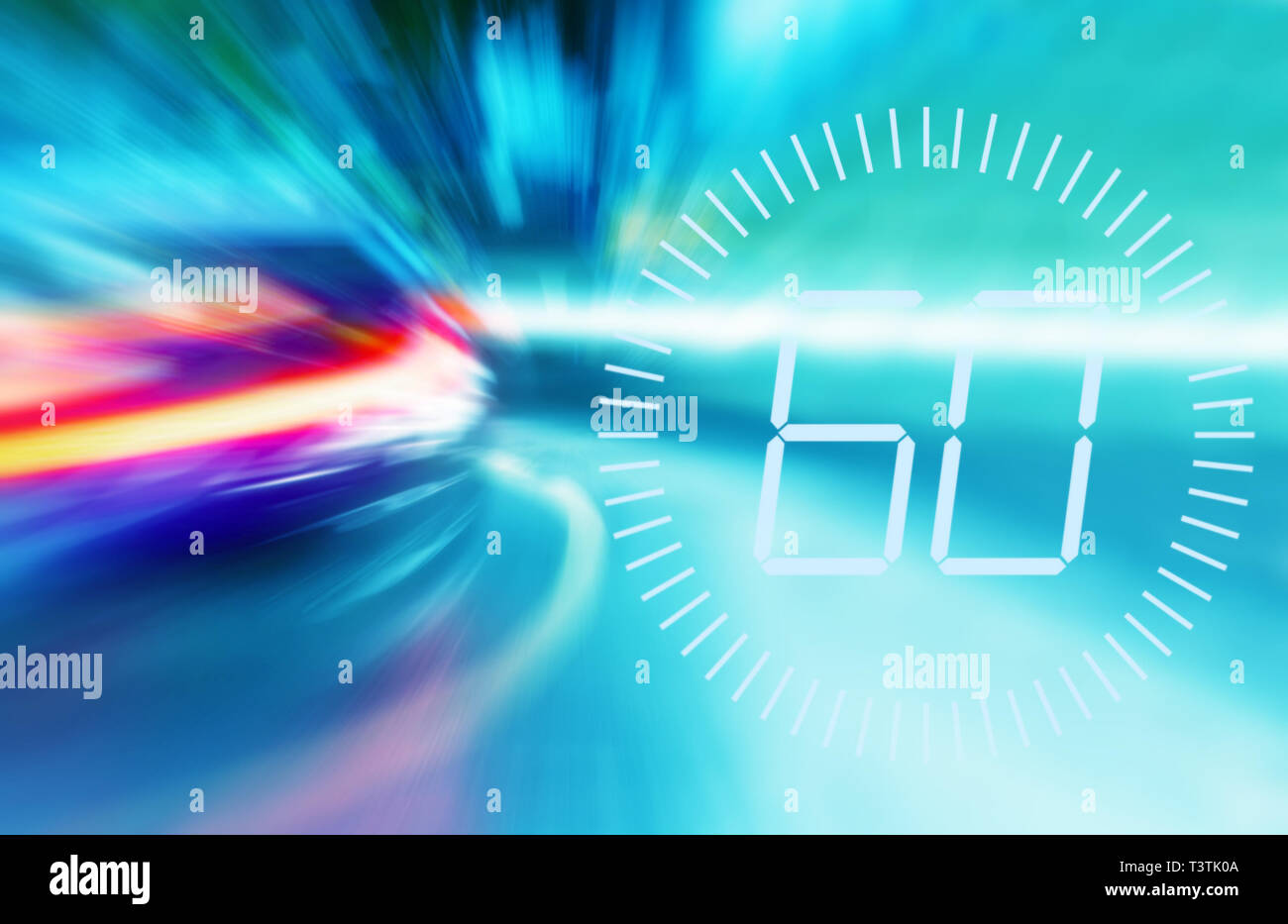 60 mph sign hi-res stock photography and images - Alamy