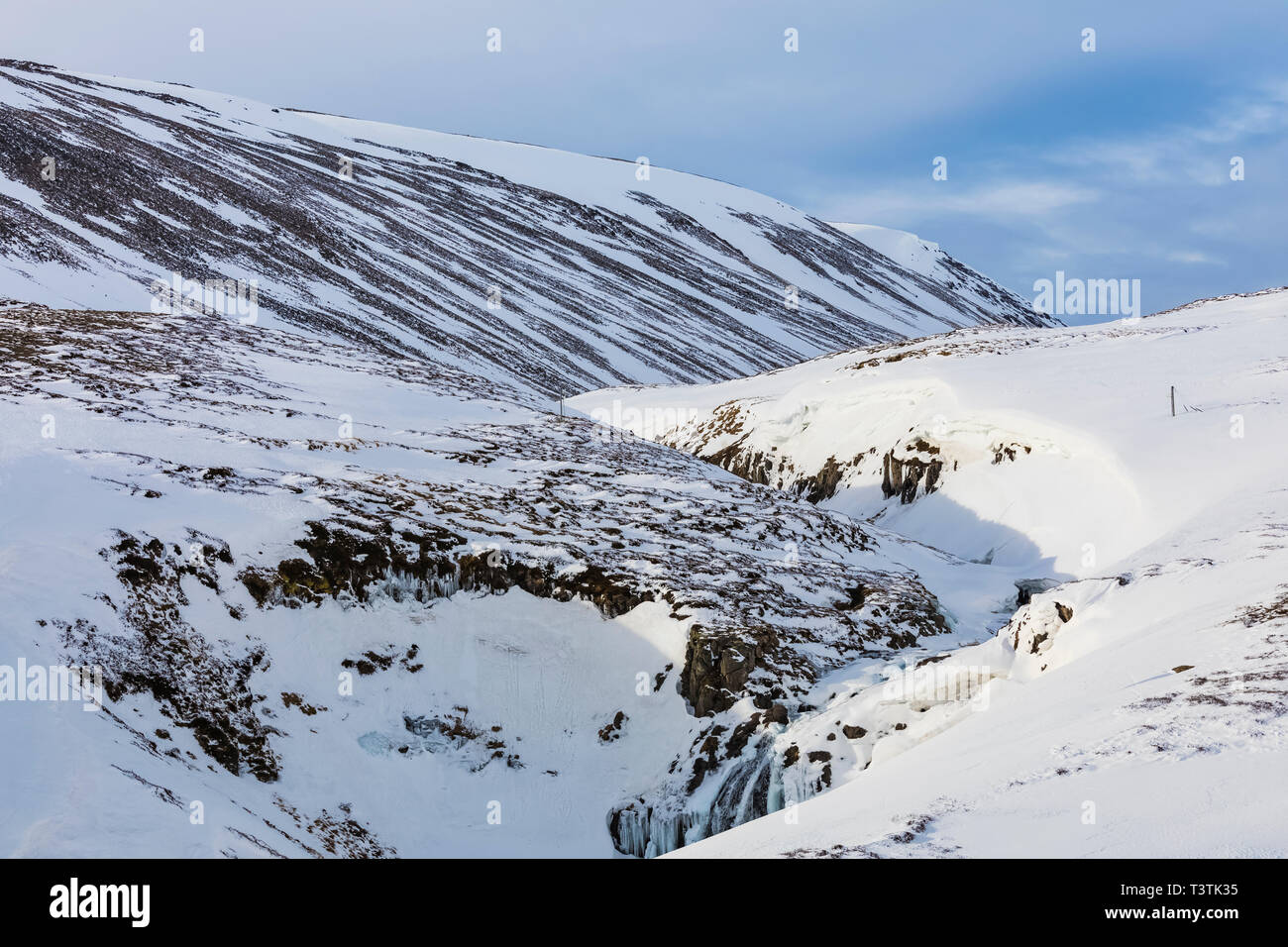 Driving Route 60 north into the Westfjords of Iceland, through winter ...
