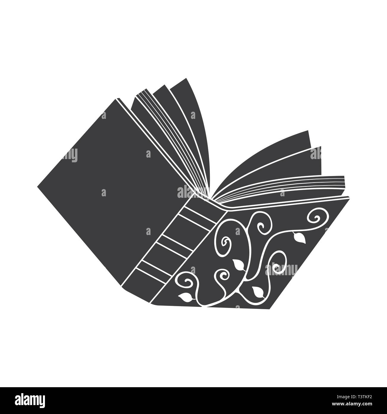 Vector design of book and diary sign. Collection of book and notebook ...