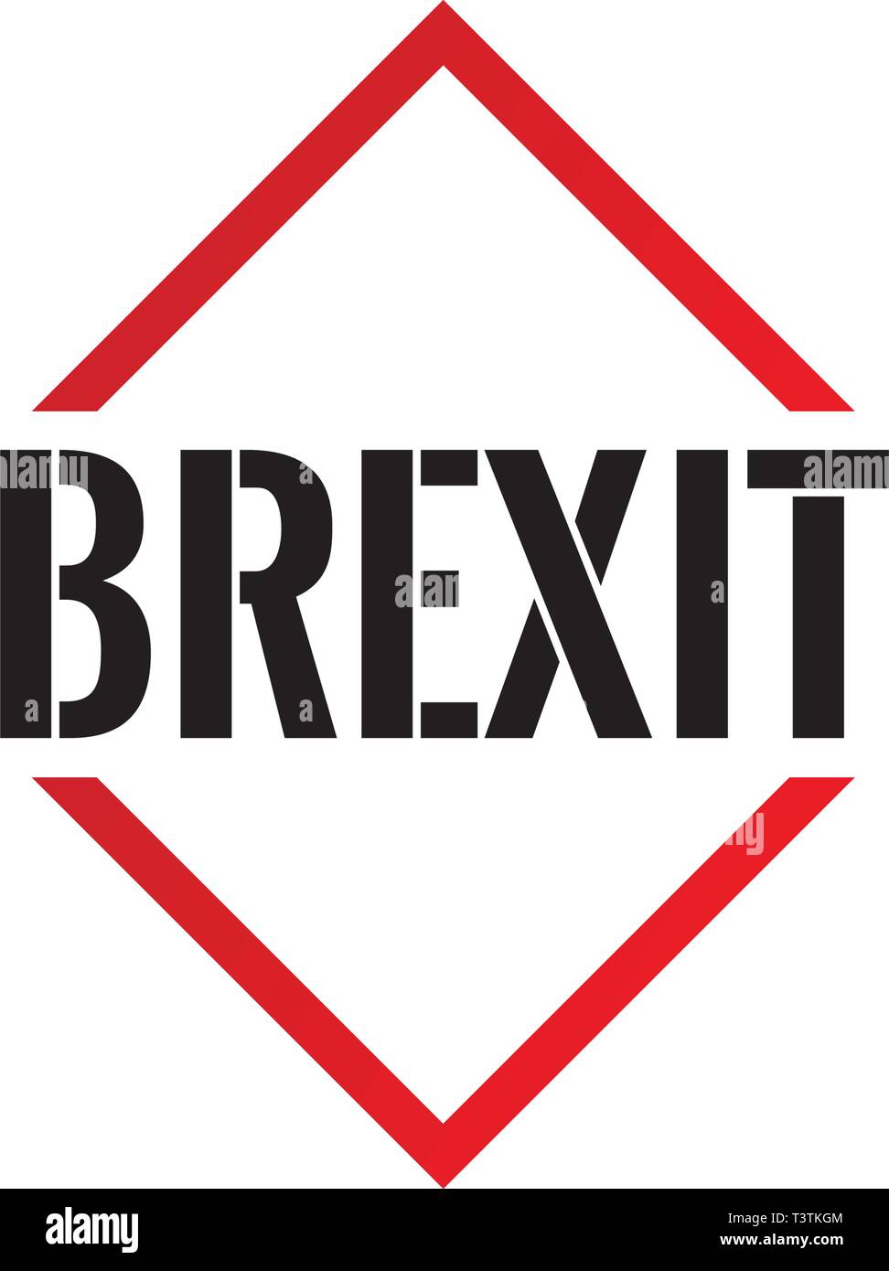 Great Britain and Second Brexit Vector illustration Stock Vector Image ...
