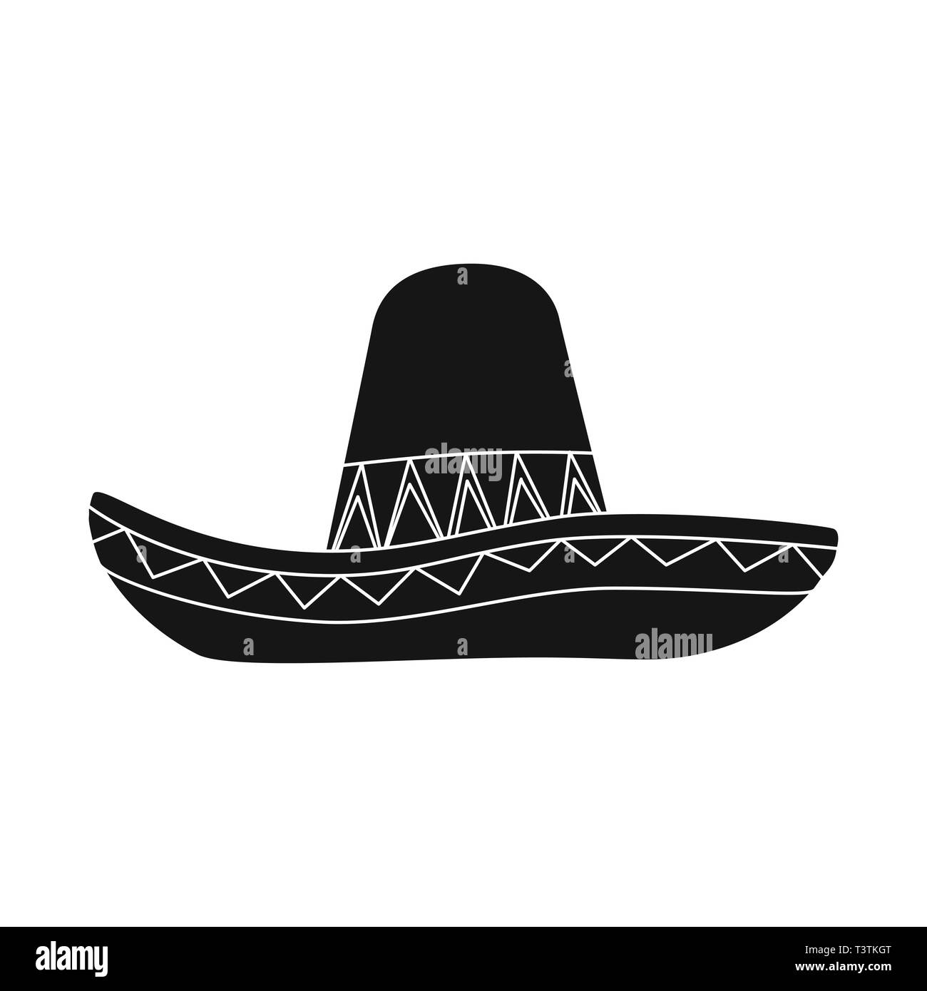 Vector design of sombrero and mexican sign. Set of sombrero and hat ...