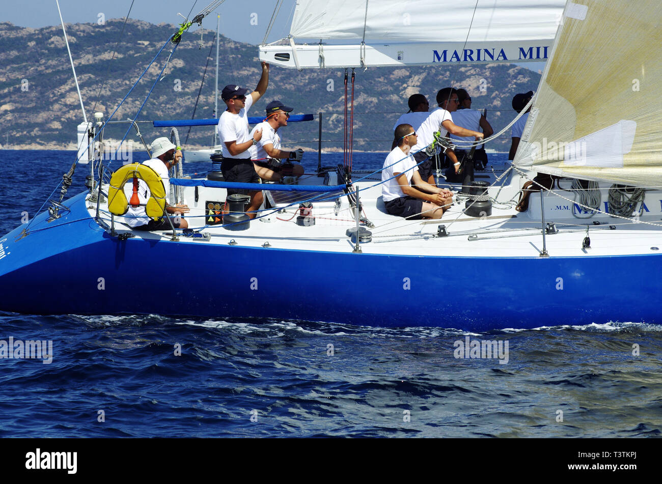 Sailing regattas in Costa Smeralda, Sardinia, Italy Stock Photo - Alamy