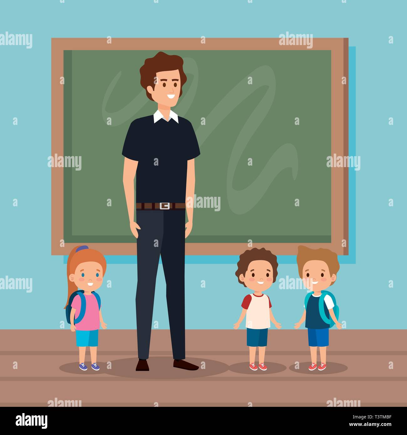 Classroom observation Stock Vector Images - Alamy