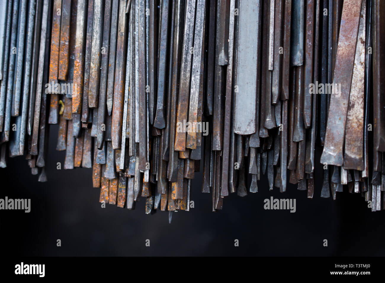 Metal bars as Backdrop and background texture details Stock Photo - Alamy