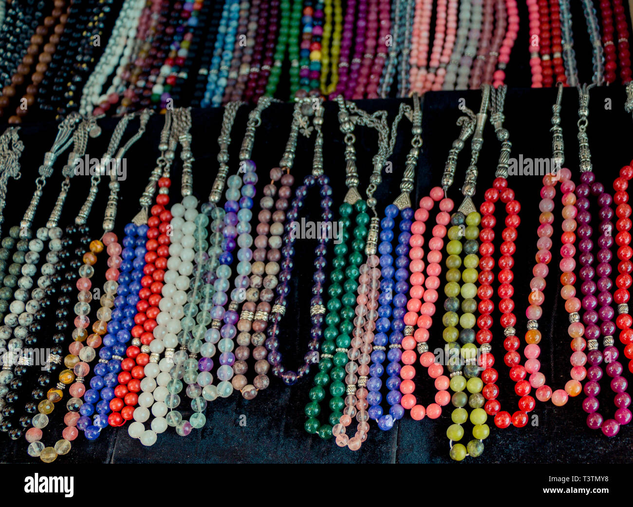 Set of praying beads of various colors Stock Photo - Alamy