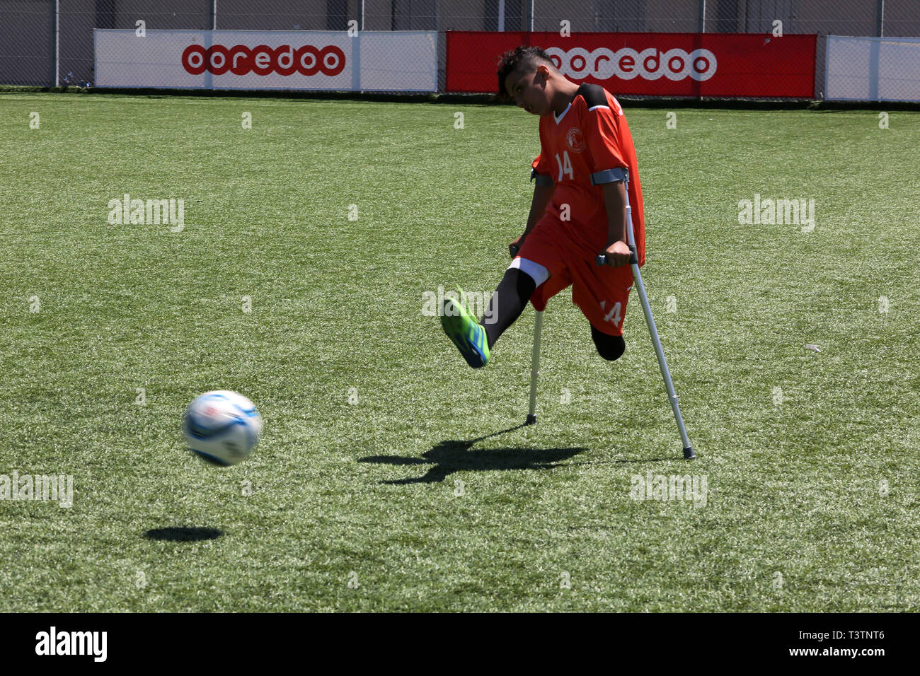 Preparation of the football match for people with disabilities ...