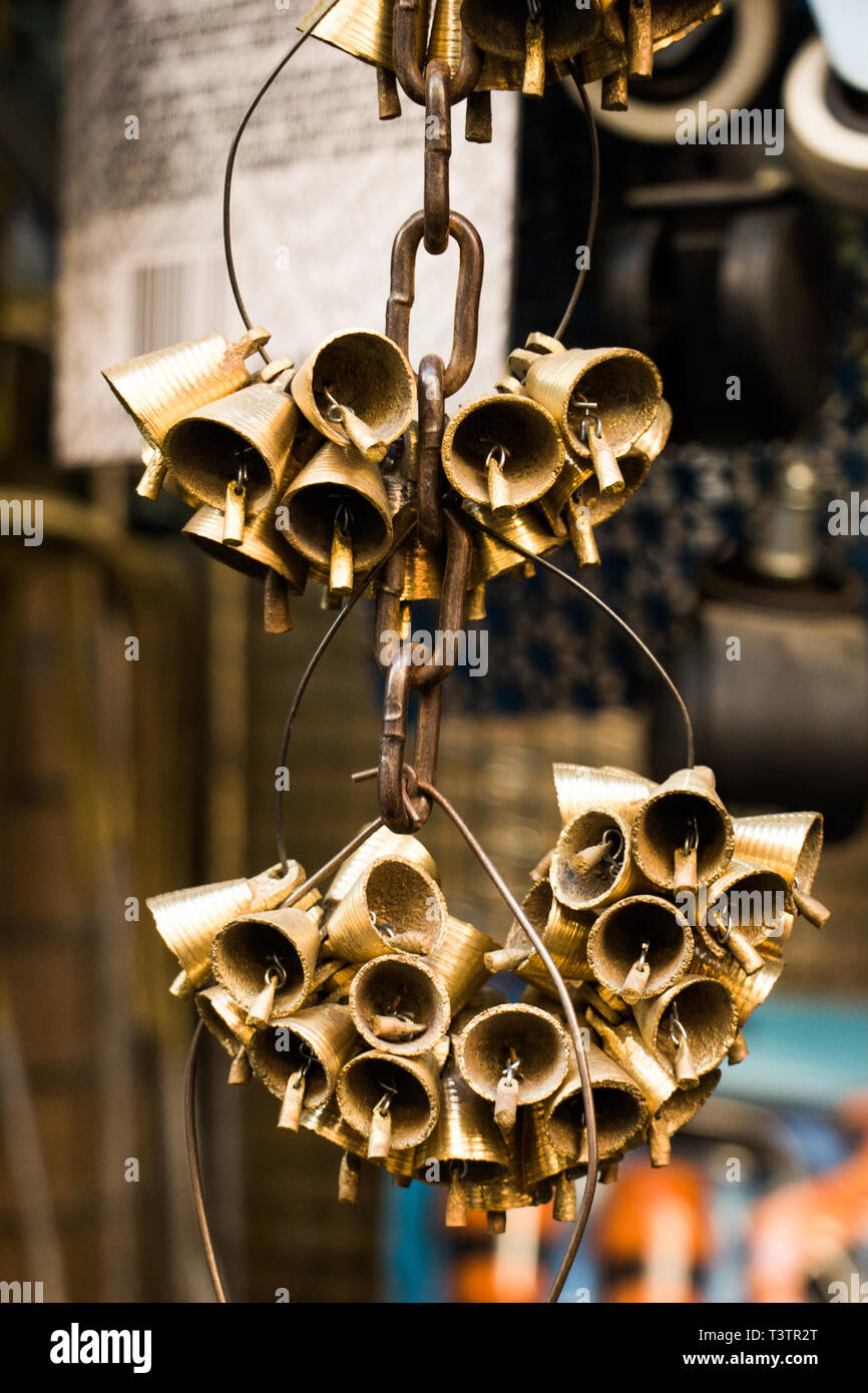 Decorative style colorful beautiful bell Stock Photo - Alamy
