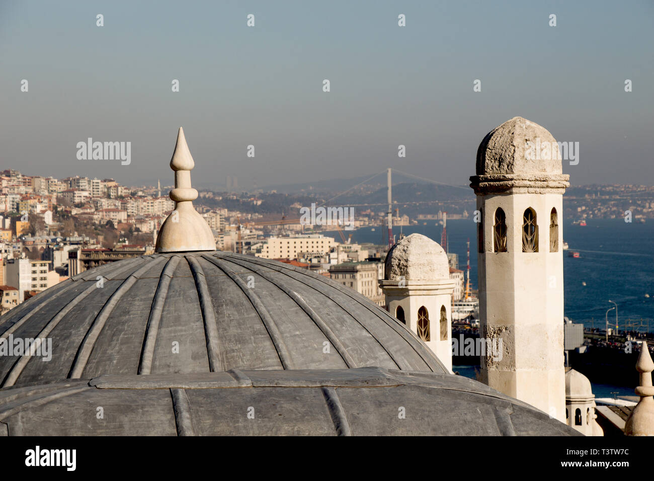Outer view of dome in Ottoman architecture in, Istanbul, Turkey Stock ...