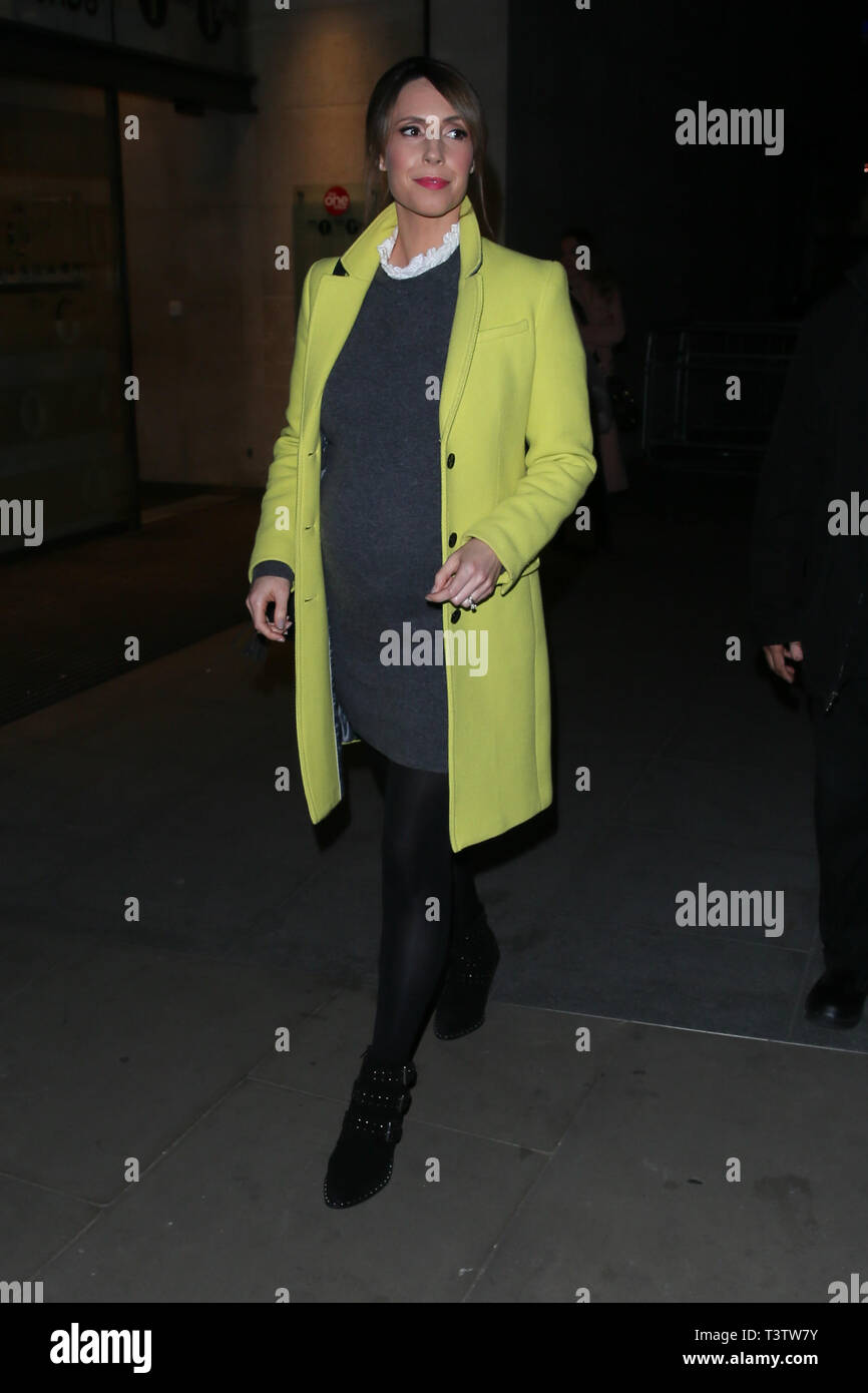 Celebrities at the BBC's 'The One Show' studios Featuring: Alex Jones ...