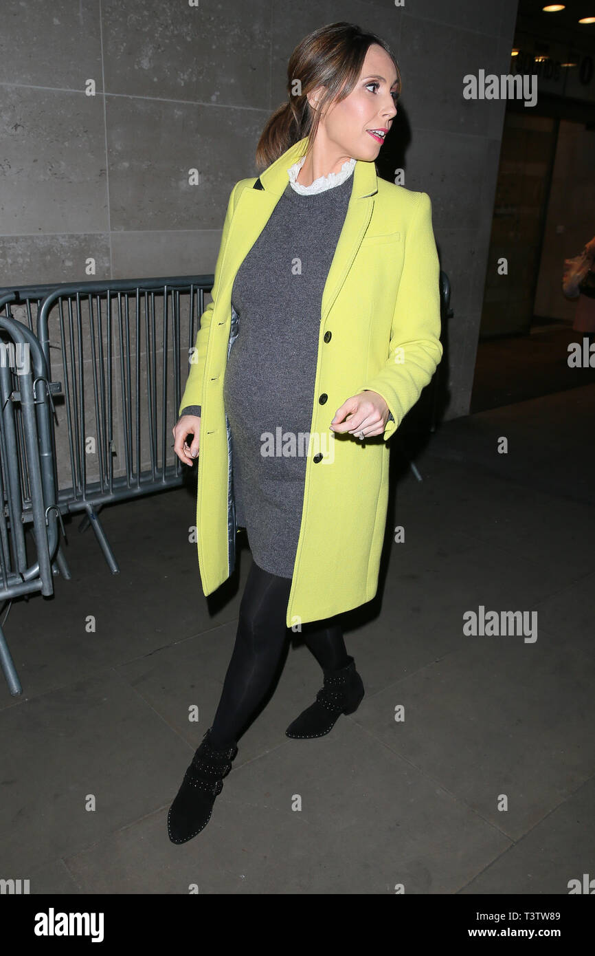 Celebrities at the BBC's 'The One Show' studios Featuring: Alex Jones ...