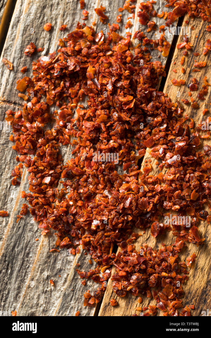 Spicy Organic Red Aleppo Pepper in a Bowl Stock Photo - Alamy